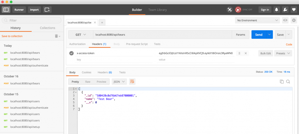 Rest Service Authentication Using Jsonwebtoken Javascript Debugger